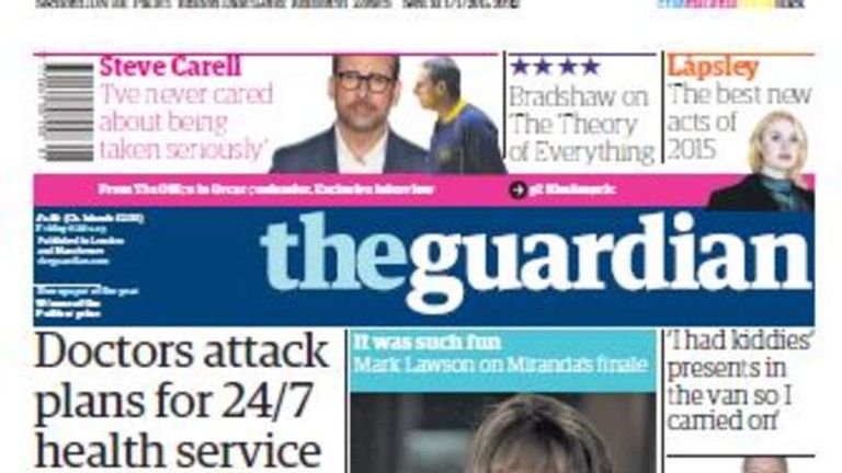 Friday's National Newspaper Front Pages | UK News | Sky News