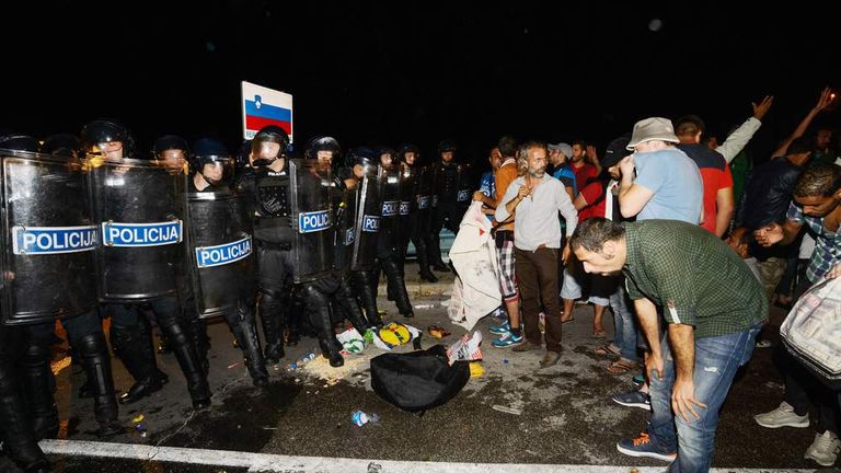 Slovenia Police Use Pepper Spray On Migrants At Croatia Border | Scoop ...