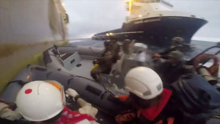 Spanish Navy Filmed 'Ramming' Greenpeace Boats In Atlantic | Scoop News ...