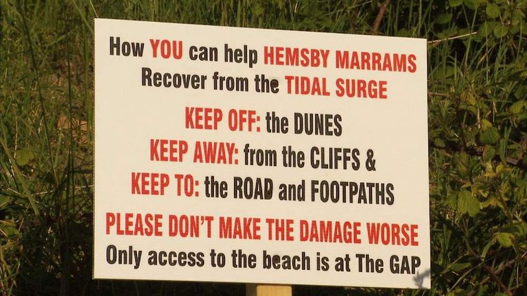 Coastal Town Battles Rising Erosion Threat | UK News | Sky News