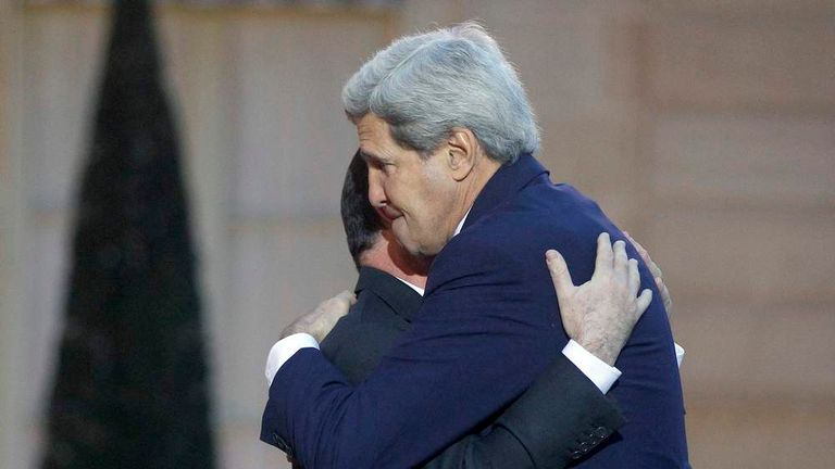Kerry 'Felt Bad' Not Attending Paris Rally | US News | Sky News