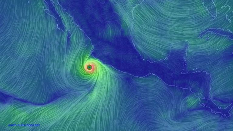 Hurricane Patricia: Strong Winds Hit Mexico | World News | Sky News