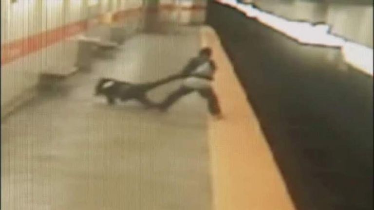 Subway Attack: Suspect Held By US Police | US News | Sky News