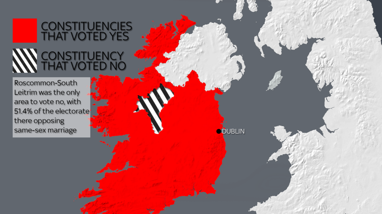 Ireland Celebrates 'Yes' To Same-Sex Marriage | World News | Sky News