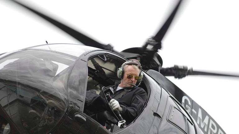 Tycoon's Plan To Fight Fires From The Air | UK News | Sky News
