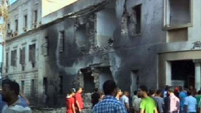 Libya: Car Bomb Blast Shakes Benghazi | World News | Sky News