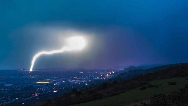 Lightning Sparks Fires And Halts Eurostar | UK News | Sky News