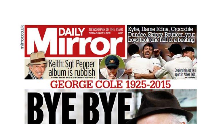 Friday's National Newspaper Front Pages | UK News | Sky News