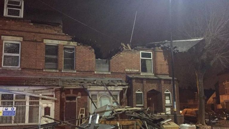 Mosque Collapses In Birmingham Street | UK News | Sky News