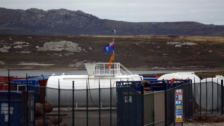 Falklands Oil Threat Protest Lodged By UK | World News | Sky News