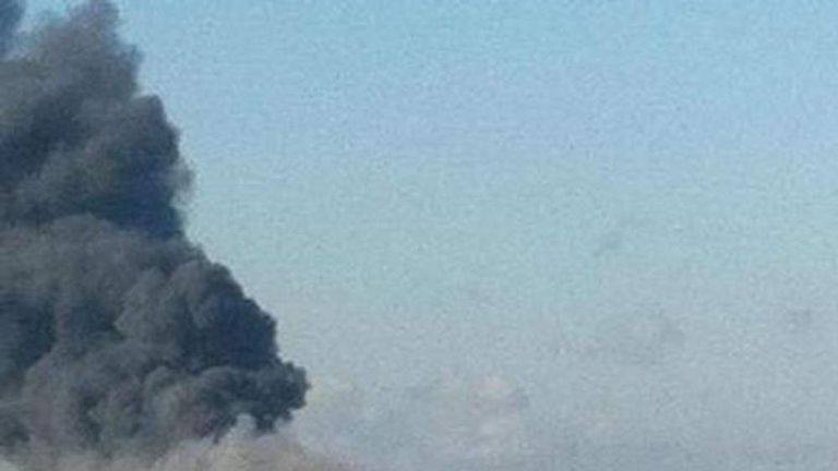 Oil Rig Fire Leaves Two Missing Off US Coast | US News | Sky News