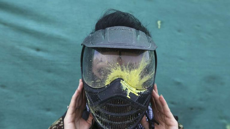 10,000 Apply For Paintball 'Bullet Tester' | UK News | Sky News