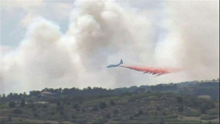 'Four Killed' In Firefighting Plane Crash | World News | Sky News
