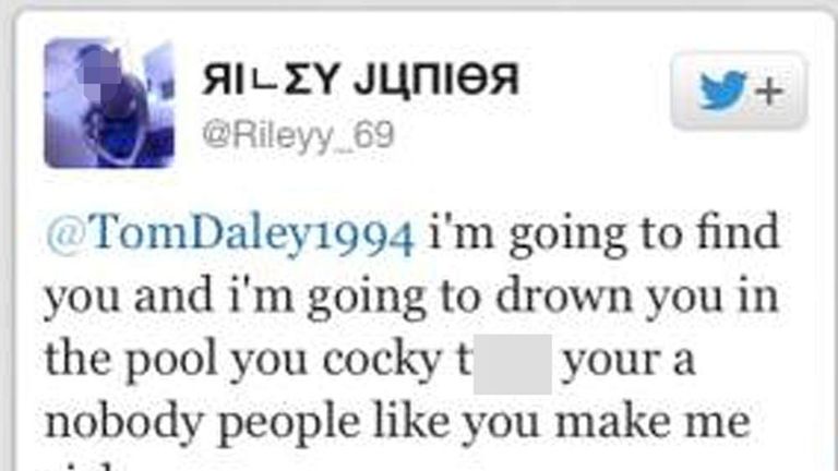 Teenager Held Over Daley Tweets Given Warning | UK News | Sky News