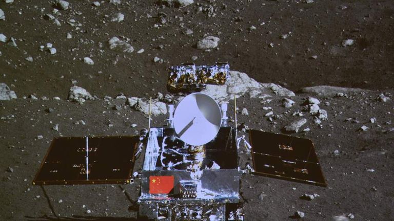 China's Jade Rabbit Rover Comes 'Back To Life' | World News | Sky News