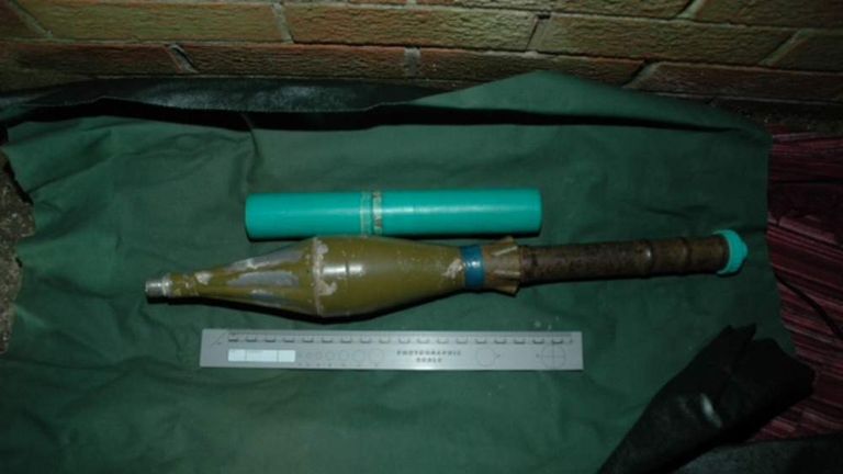 Belfast: Rocket Launcher And Warhead Found | UK News | Sky News