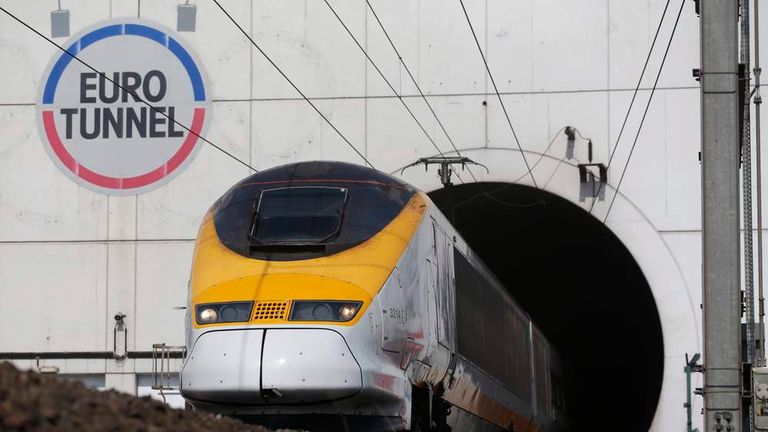 Eurostar Trains Halted By Fire Outside Paris | World News | Sky News