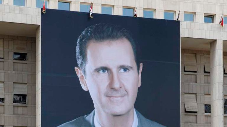 Syrians Vote In Show Of Force Election World News Sky News