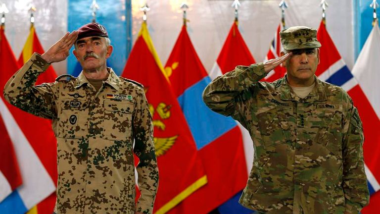 US And NATO Formally End War In Afghanistan | World News | Sky News