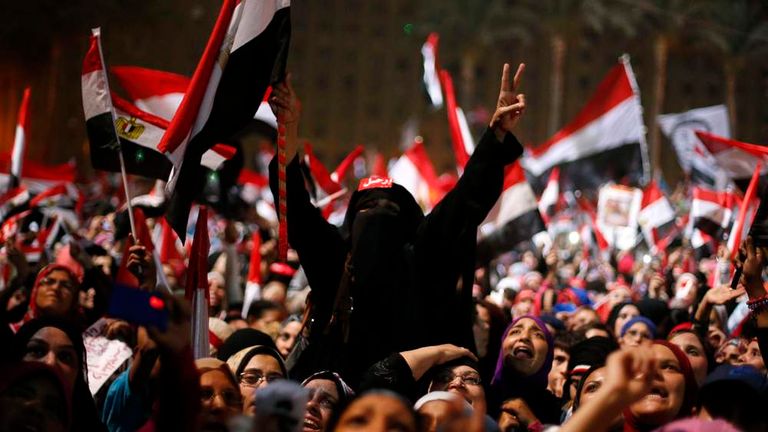 Egypt: Live Updates As Government Toppled | World News | Sky News