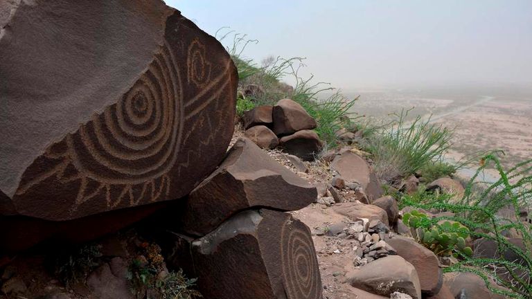 Prehistoric Rock Art Discovered In Mexico | UK News | Sky News