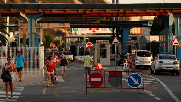 Gibraltar Row: UK Protests To Spain | World News | Sky News