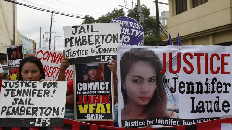 US Marine Guilty Of Killing Transgender Woman | US News | Sky News