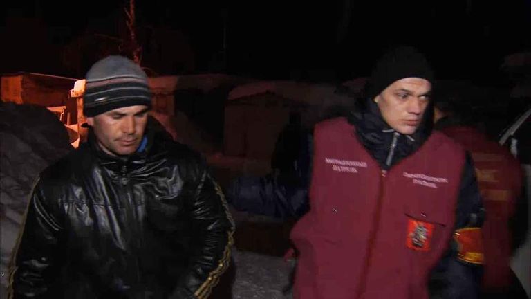 Russian Civilians Join Raids On Migrant Camps | World News | Sky News