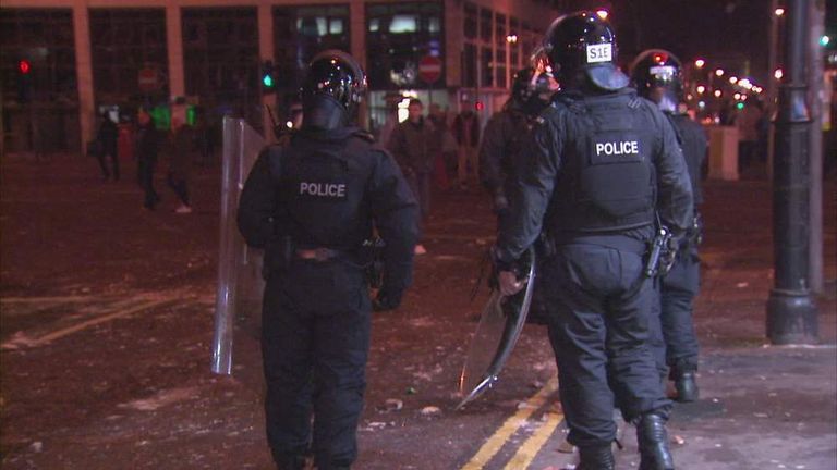 Belfast Flag Violence: Rioting In City Centre | UK News | Sky News