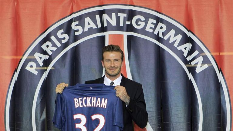 David Beckham Gets Warm Welcome In France | World News | Sky News