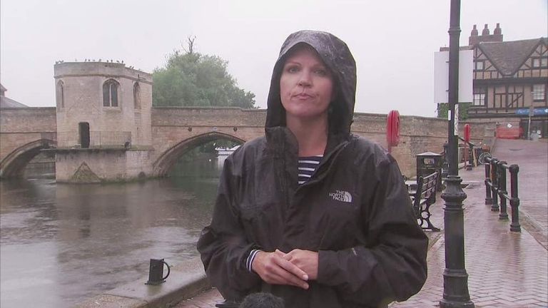 Flood Fears: One Month's Rainfall In Two Days | UK News | Sky News