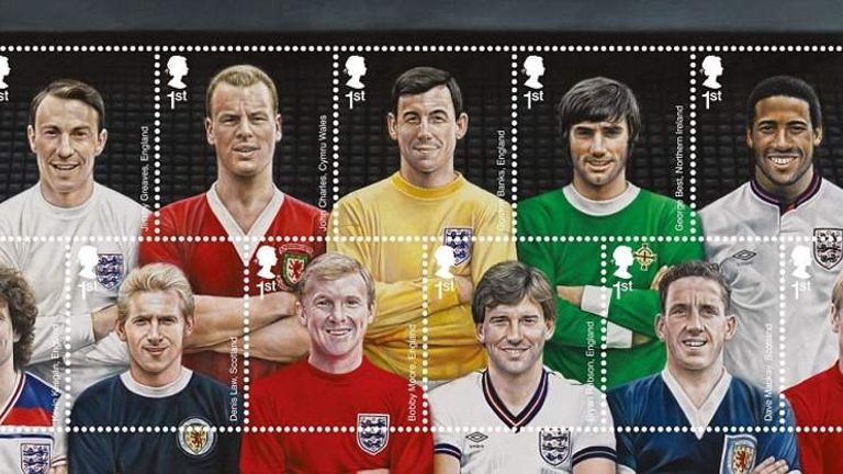Stamps Honour Football Heroes | Scoop News | Sky News