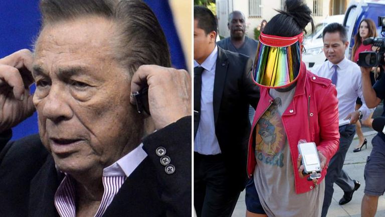 Donald Sterling Race Row: V Stiviano In Public | US News | Sky News