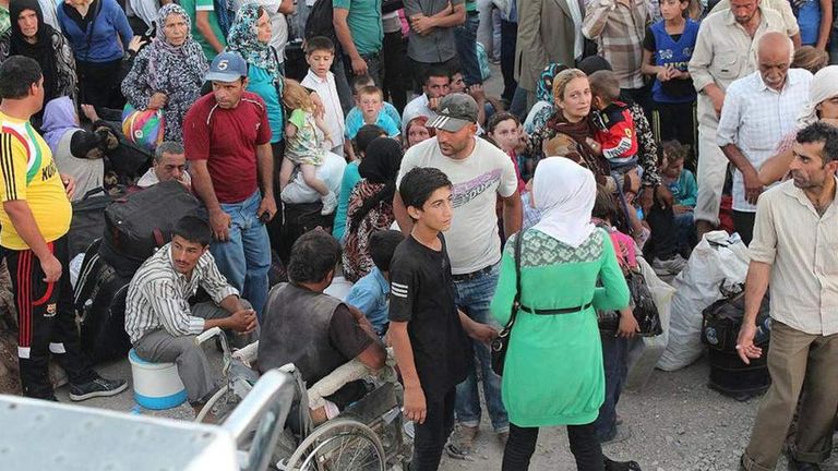 Syria: Fears Over Refugee 'Major Exodus' | World News | Sky News