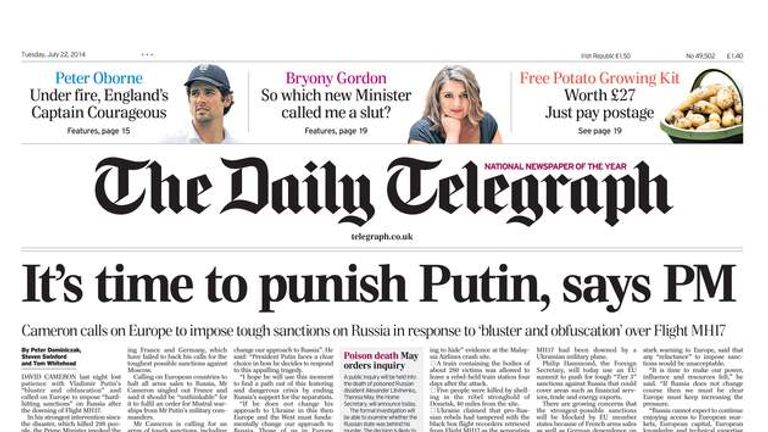 Tuesday's National Newspaper Front Pages | UK News | Sky News