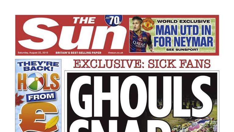 A Look At what's Making Saturday's Front Pages | Scoop News | Sky News