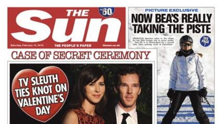 Saturday's National Newspaper Front Pages | UK News | Sky News