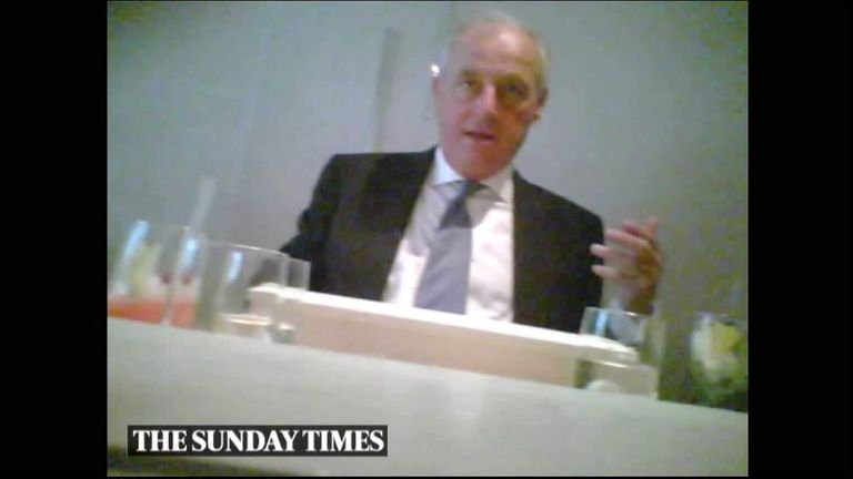 Tory MP Tim Yeo Cleared Of Lobbying Claims | Politics News | Sky News