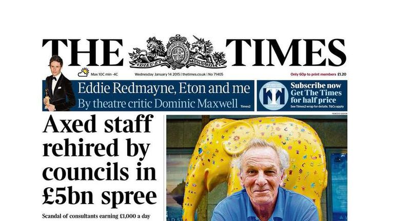 Wednesday's National Newspaper Front Pages | UK News | Sky News