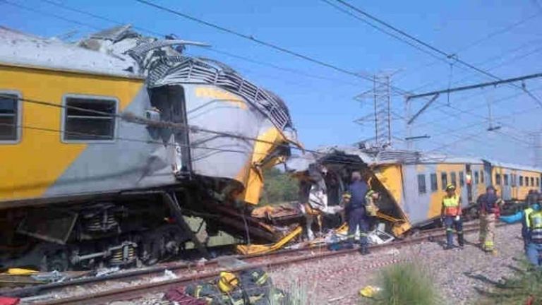 South Africa Train Crash Injures 300 | World News | Sky News