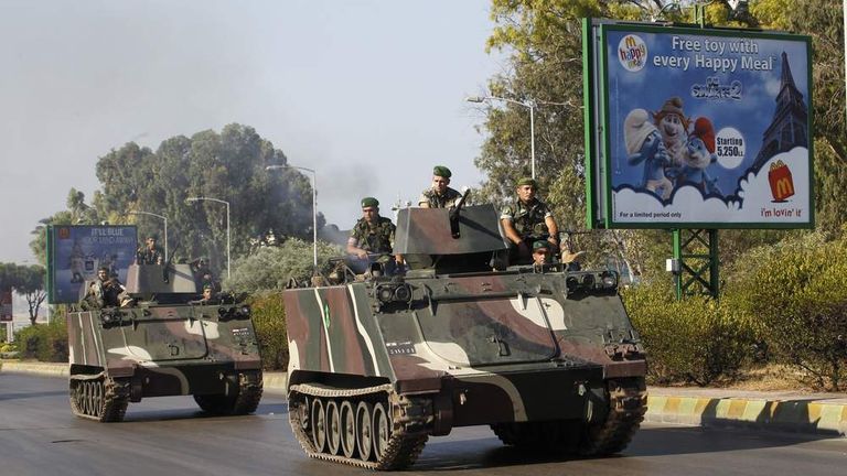 Turkish Pilots Kidnapped In Lebanon Ambush | World News | Sky News