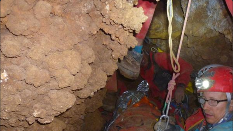 Rescuers Widen Cave To Free Trapped Man | World News | Sky News