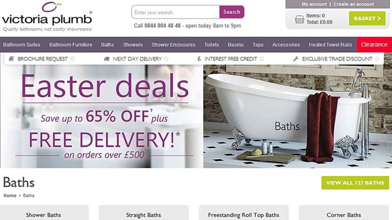 TPG Turns Taps On For Victoria Plumb Deal | Money News | Sky News