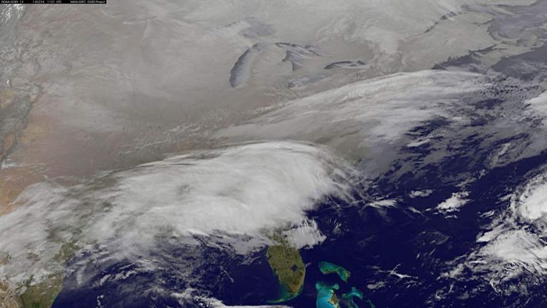 Polar Vortex Sends US Into Deep Freeze Again | US News | Sky News