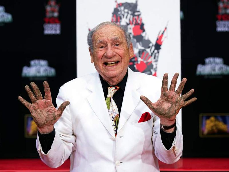 Mel Brooks Hands