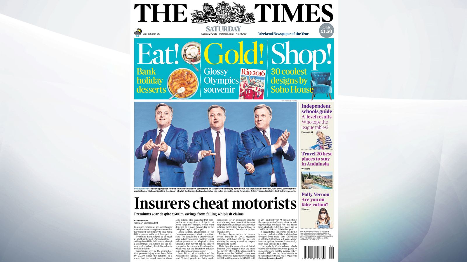 Saturday's Newspaper Front Pages | Scoop News | Sky News