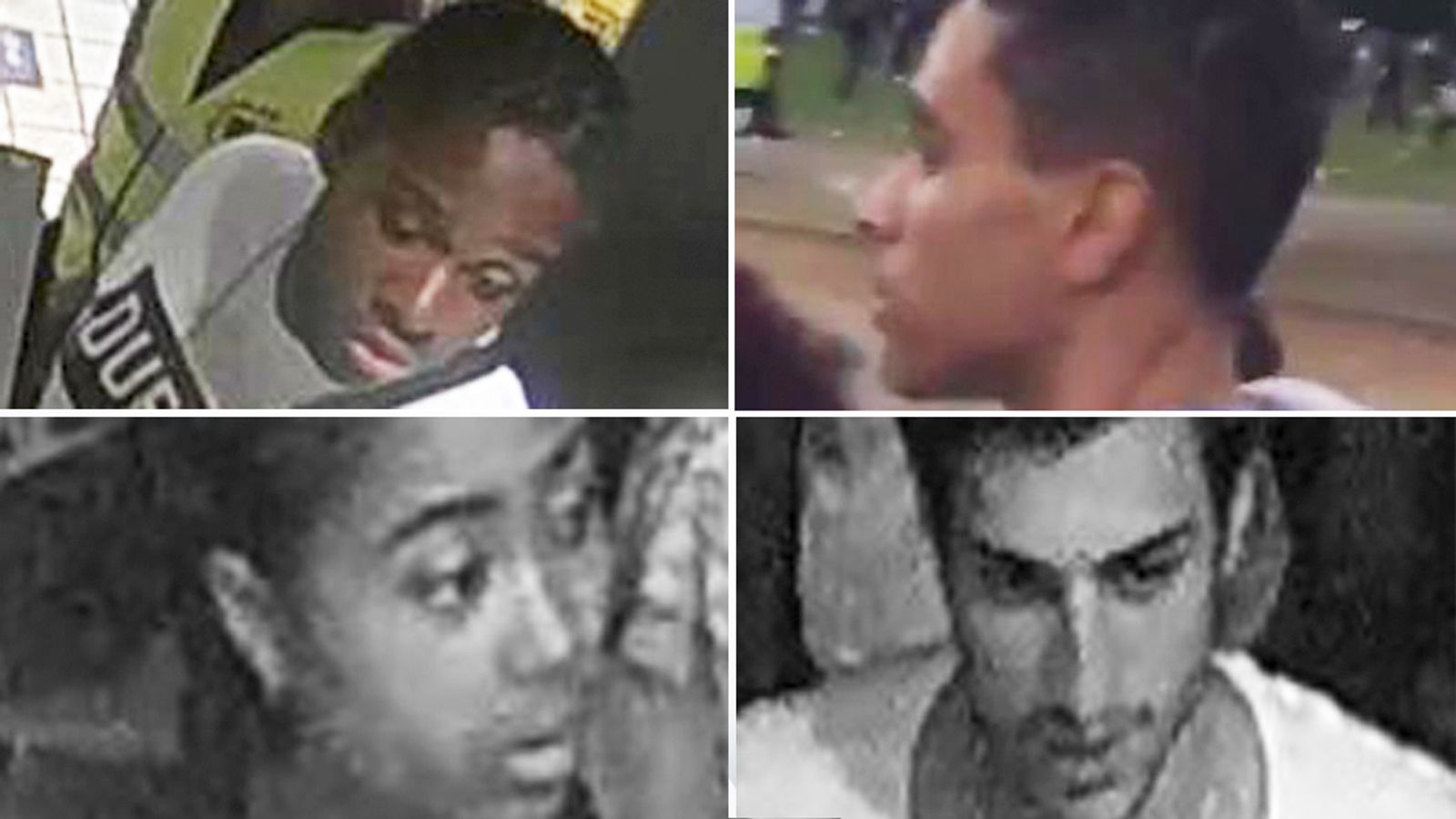 New Images Of Water Fight Violence Suspects | UK News | Sky News