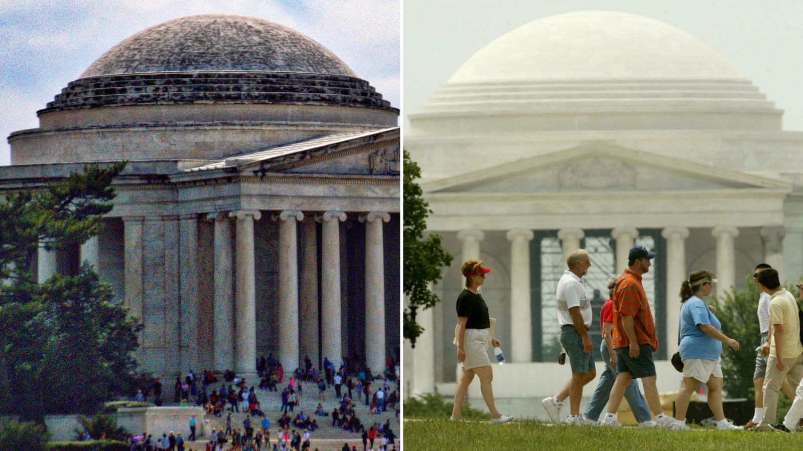 Experts baffled as microbes cover US monument | US News | Sky News