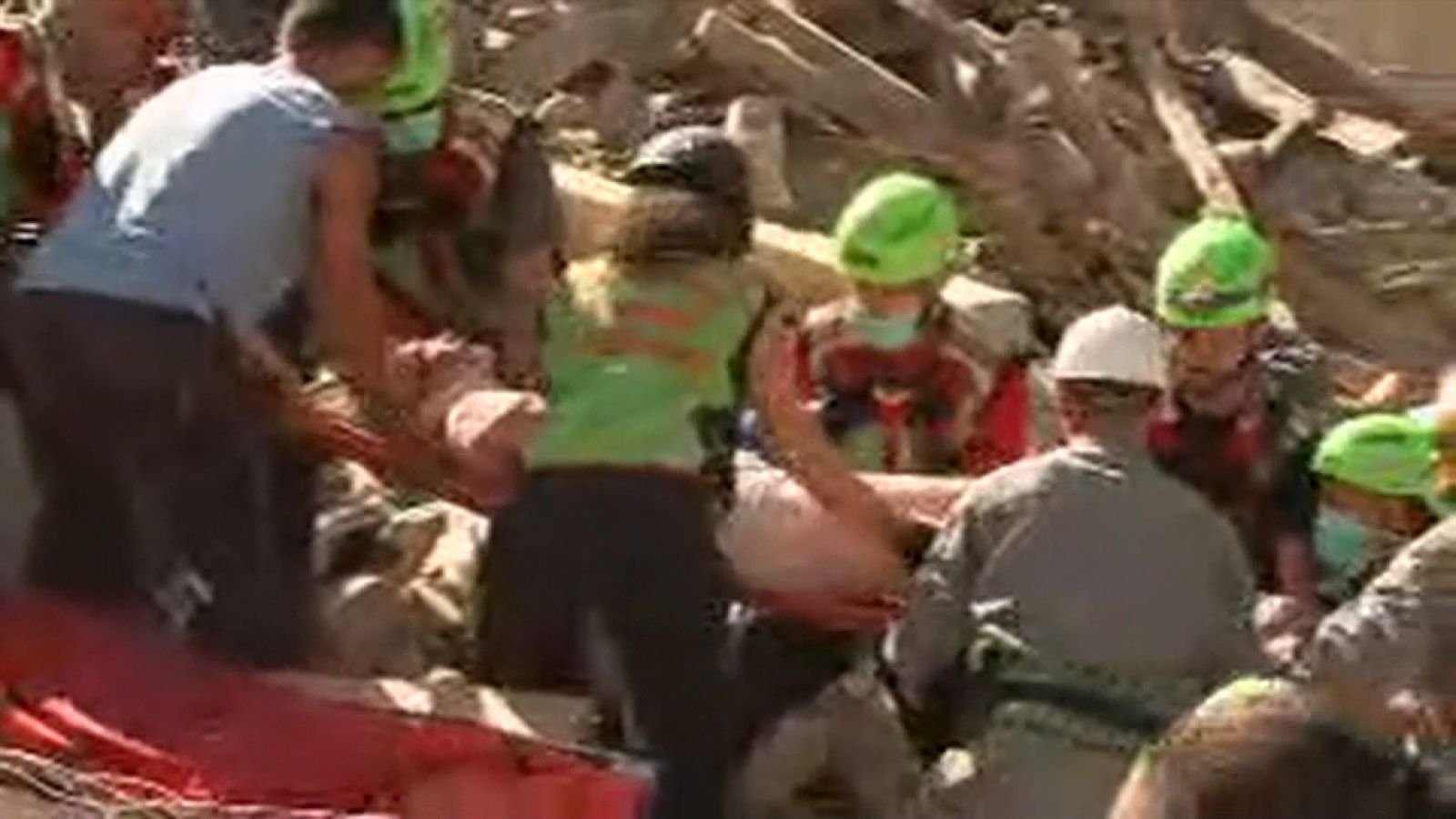 Woman Rescued From Under Earthquake Rubble | World News | Sky News