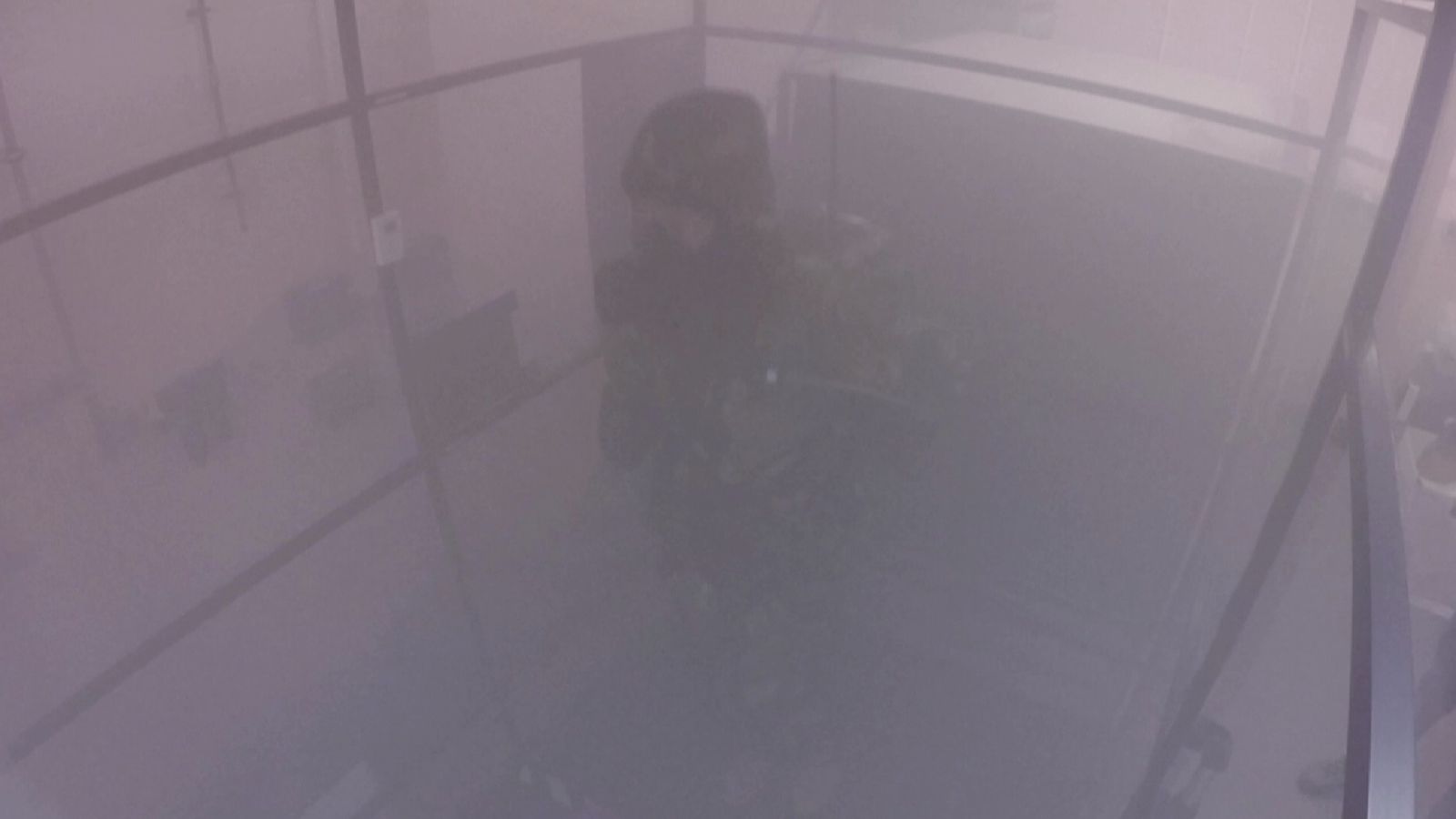 Sky Man Tests Chemical Weapons Mask | UK News | Sky News